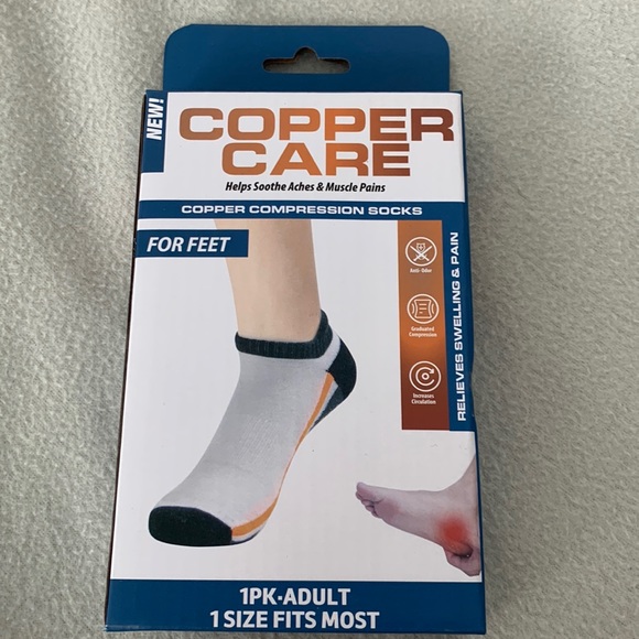 Underwear & Socks | Copper Care Compression Socks 1 Pair | Poshmark